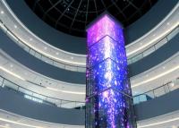 China P3.9 Indoor Transparent Led Grille Screen 500x500mm Transparent Led 2000cd for Shopping Malls for sale