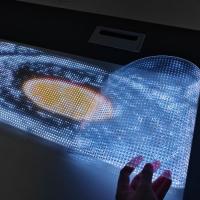China Super Thin High-Brightness Indoor Transparent Flexible LED Film P6 Crystal Transparent LED Film Screen for Glass for sale