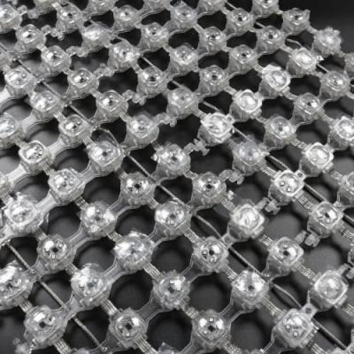 China High Brightness Outdoor Transparent LED Display Screen Building Facade Advertising Video Wall Curtain Mesh Flexible Led Screen for sale