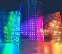 China P6 Transparent LED Glass Display Film  Flexible Screen for High-End Retail & Offices for sale
