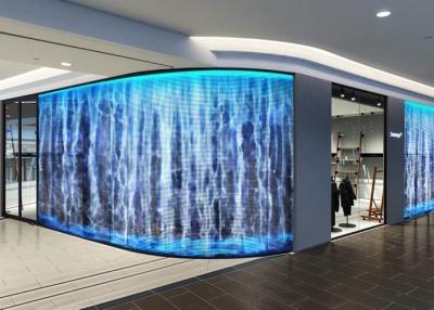 China P6 Transparent LED Glass Display Film  Flexible Screen for High-End Retail & Offices for sale