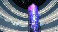 China Indoor P3.9 1000*500mm Energy Saving 4000-4500cd  High Transparency Easy Install Transparent LED Display Screen Wall for sale