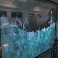 China P6 90% Clarity 2800cd Transparent LED Screen Ultra-Slim Bar Design 240x1000mm for sale