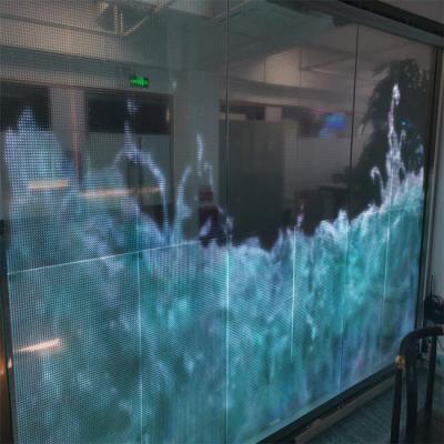 China P6 90% Clarity 2800cd Transparent LED Screen Ultra-Slim Bar Design 240x1000mm for sale