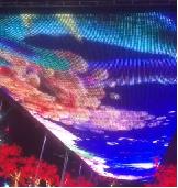 China Hot Product P50 Ultralight Programmable IP67 RGB LED Mesh Screen for Compatible with Drones for sale