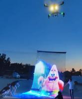 China LED drone screen,outdoor LED display,waterproof LED screen,3D light show display for sale