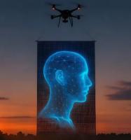 China LED drone screen,outdoor LED display,waterproof LED screen,3D light show display for sale