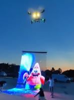 China P25 Flexible 3D Sky Display App Control IP68 Outdoor Waterproof Lightweight Led Drone Screen Light Show Projects Festivals Stadium Performances for sale