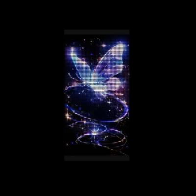 China P25 IP67 High Brightness 2500cd LED Mesh Display for Drone Mounted Mall Ads for sale