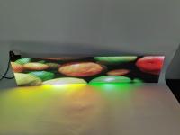 China High-Definition Holographic Transparent Screen P3.91 3D Glass Adhesive Super Slim  LED Display  for Glass Window Display for sale