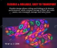 China P15 P20 P25 Highly Transparent Flying LED Mesh LED Display Screen for Drone Show for sale