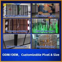 China IP67 Waterproof 6000CD Brightness LED Grille Screen Customizable Video Wall for Advertising for sale
