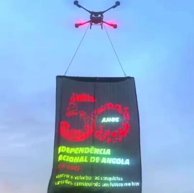 China DC12V RGB Drone Flying LED Screen P15 High Brightness for Outdoor Usage for sale