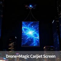 China P20 Drone Show New Led Mesh Hologram Sky Film Screen Elevator Waterproof Advertising Display with Cloud-Based CMS for sale