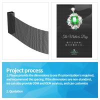 China Transparent LED Screen Adhesive Indoor Application LED Display TV for Advertising for sale