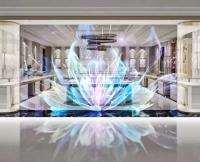 China 6.25mm Holographic LED Screen With Transparency Flexible Clear Imaging Easy Installation For Building for sale