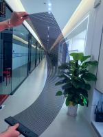 China P2.5 Holographic LED Screen Programmable WiFi Control for Store Window Display Glass Curtain Wall Retail Mall Elevator Screens Advertising Ultra Transparent High Brightness Flexible LED Display for sale