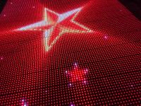 China IP67 Waterproof LED Mesh Screen Transparent Modular Display for Solid Wall & Glass Curtain Advertising for sale