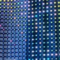 China Outdoor IP67 Waterproof LED Mesh Screen 12V P62.5 RGB Flexible Design Suitable for Advertising and Event Stage Decoration for sale