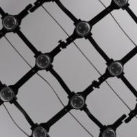 China Durable Flexible LED Mesh Screen IP67 Waterproof 12V P100 RGB Suitable for Outdoor Advertising and Event Stage Decoration for sale