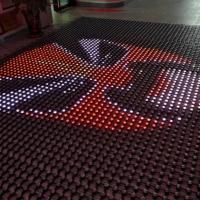 China Durable Flexible LED Mesh Screen IP67 Waterproof 12V P100 RGB Suitable for Outdoor Advertising and Event Stage Decoration for sale