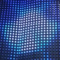 China IP67 Waterproof 12V P50 RGB Flexible LED Mesh Screen Outdoor Mesh Curtain Suitable for Large Scale Advertising and Events for sale