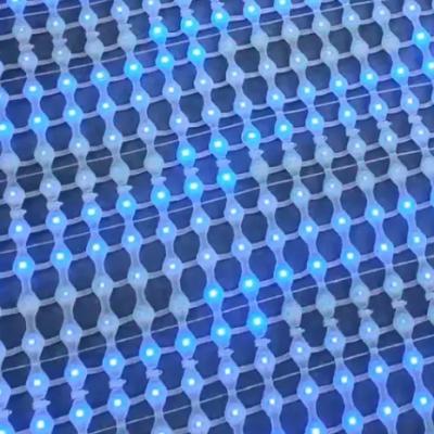 China IP67 Waterproof Full Color P83 Outdoor LED Mesh Screen Flexible Mesh Curtain for Large Scale Advertising and Event Displays for sale