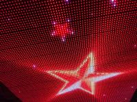 China Outdoor IP67 LED Mesh Screen 31mm High Transparency For Tourism Landscape Night Scene Economic Driving for sale