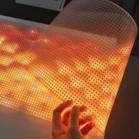 China Ultra-thin P6 LED Transparent Film Screen energy transparent LED display film for commercial advertising for sale