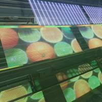 China P20 DC5V Ultra Thin Flexible LED Film Screen with 95% High Transparency and High Brightness for Shop Windows for sale