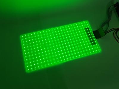 China Flexible LED Transparent Film Screen Full Color P20 Transparent LED Display Film for sale