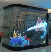 China Flexible 6.25mm Holographic LED Display with Clear Vision 1-Year Warranty Easy Installation High Transparency for Shopping Mall Commercial Advertising and Shop Windows for sale