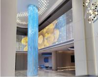 China Flexible 10mm Holographic LED Screen Transparent Clear Display With One Year Warranty For Mall Shop Window Product Advertising for sale