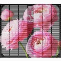 China Indoor P3.9 LED Grille Screen High Clarity Video Wall Panel Digital Signage for Stage and Glass Window Display for sale