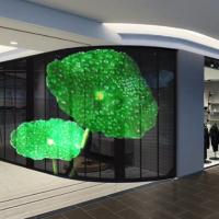China Outdoor P3.9 Transparent LED Screen Video Wall Panel for High Definition Digital Signage for sale