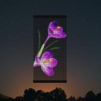 China 15mm PC IP67 Waterproof Drone Flying LED Screen World Cup Opening Ceremony Aerial Hanging LED Screen For Grand Ritual Atmosphere for sale