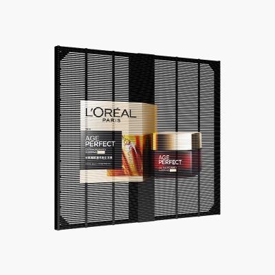 China P2.6 RGB High Transparency LED Grille Screen Indoor Commercial Advertising Display For World Cup Event for sale