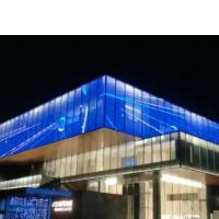 China All-weather DC12V P7.82 Holographic LED Screen 1000*250mm Perfect for Street, Glass Wall & Product Demonstrations for sale
