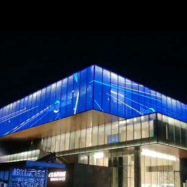 China Flexible P2.5 SMD1010 LED Film Display Adhesive Holographic LED Screen for Glass Window Advertising for sale