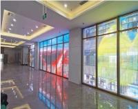 China P20 Transparent Holographic 3D Film Advertising Display Glass Adhesive Smart Led Display Indoor Screen for sale