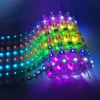 China Hot Product IP67 Outdoor Flexible LED Curtain Screen Manufacturer P100 Customized LED Mesh Curtain for sale