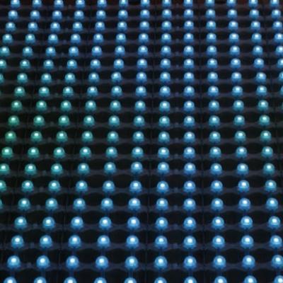 China Waterproof IP67 Full Color LED Mesh Screen Outdoor Flexible Mesh Curtain P62.5 Suitable for Large Scale Commercial Displays for sale