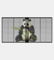 China P3.9 High Brightness RGB LED Grille Screen Transparent Advertising Display for Shopping Mall Jewelry Store Window Decoration for sale
