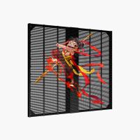 China RGB Full Color High Brightness P2.6 LED Grille Screen Commercial Window Advertising Display for Retail and Jewelry Shop for sale