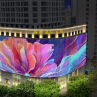China P6 240*960 High Transparency Indoor LED Transparent Film Screen Glass Window for Retail Window Display for sale