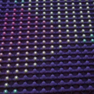 China IP67 Waterproof P50 Full Color Outdoor Flexible LED Mesh Curtain Display for Building Facade for sale