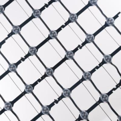 China IP67 Outdoor P100 RGB LED Mesh Screen Full Color Flexible Curtain 30mm Pixel DC12V for Building Facade Advertising for sale