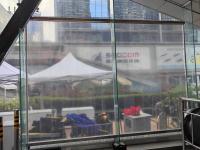 China LED Transparent Film Screen P6 90% Transparency Flexible Display for Shopping Mall Retail Store Glass Window for sale