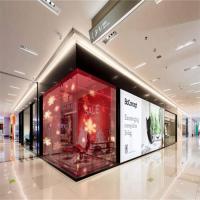 China P8 Indoor Transparent LED Display with 88% Transparency and 4000nits/m² Brightness for Commercial Storefronts for sale