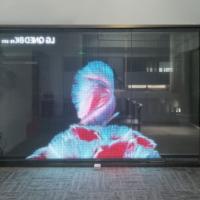 China Indoor P5 High Refresh Rate LED Transparent Film Screen Customizable Pixel Display for Retail Advertising for sale